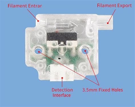 Two Trees 3d Printer Filament Break Detection Module Black