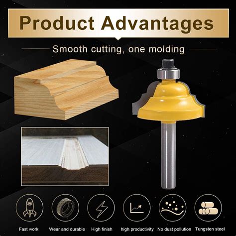Buy Katur Classical Roman Ogee Edge Forming Router Bit 14 Inch Shank
