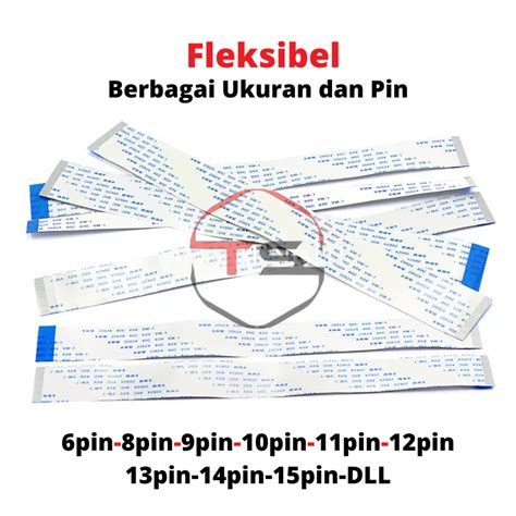 Jual Kabel Fleksibel Fleksible LCD Monitor Laptop 4 6 8 10 12 14 20 30 32 50 PIN Shopee Indonesia