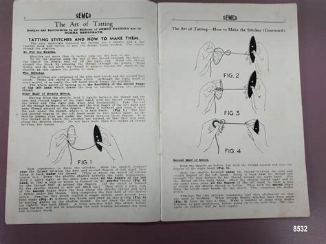 Book Craft Book Norma Benporath Tatting Circa 1940s