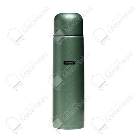 Broksol Termo Verde Acero Inoxidable 1 Lt Sin Manija Centro De
