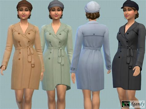 The Sims Resource Trench Coat