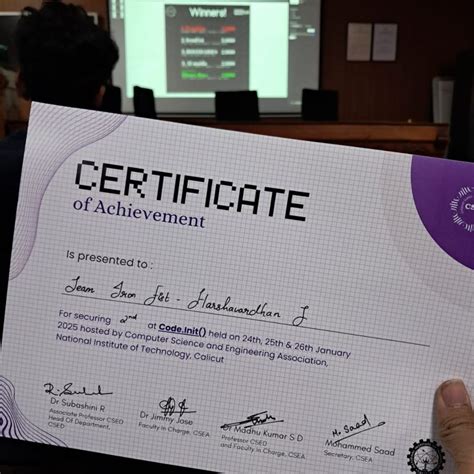 Codeinit Hackathon Runnerup Coding Innovation Nitcalicut