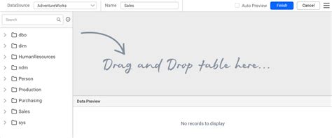 Create Or Link A Dataset Parameters In Query Builder