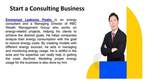 Emmanuel Ledesma Psalm Start A Consulting Business Ppt