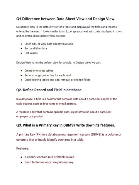 Dbms English Version Pdf Databases Microsoft Excel