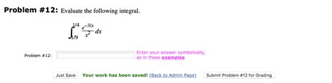 Solved Problem Evaluate The Following Integral Problem Chegg