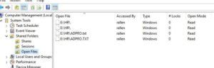 How To View Open Files On Windows Server Active Directory Pro