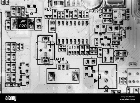 Printed Circuit Board Black And White Stock Photos Images Alamy