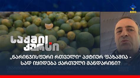 „ნარინჯისფერი რთველი“ აქტიურ ფაზაშია სად იყიდება ქართული მანდარინი Youtube