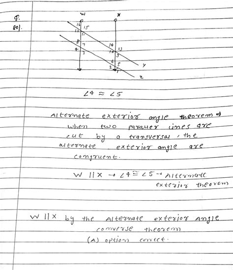 Solved If 24 ~ 25 Then Determine Which Lines Are Parallel And State