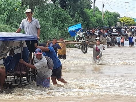 Chulucanas Reportan 200 Personas Damnificadas Por Las Intensas Lluvias