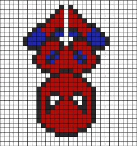 Как нарисовать человека паука по клеточкам 88 фото