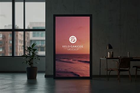 Realistic Screen Mock Up Premium Ai Generated Image