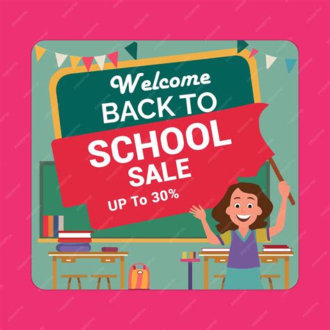 Premium Vector Welcome Back To School Background Design