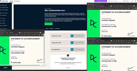 Jon Dang On Linkedin Sql Datacamp Dataanalytics Dataengineering