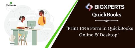 Print 1096 Form In Quickbooks Online And Desktop Bigxperts