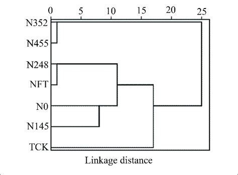 cluster analysis euclidean distances ward s hierarchical method