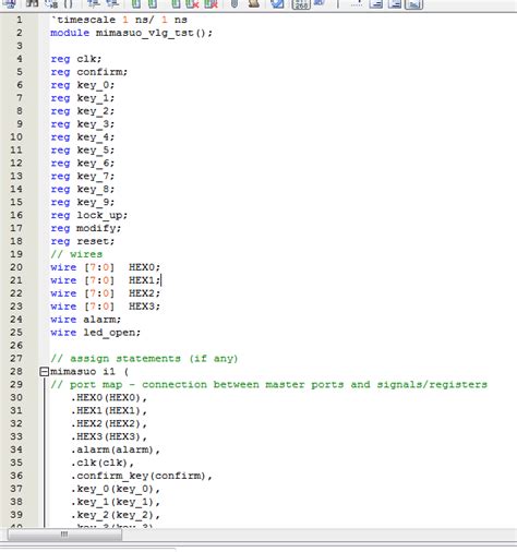 电子密码锁verilog代码quartus仿真 电子密码锁仿真图及程序 csdn博客