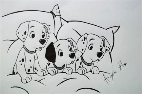 Dalmatians Biro Drawing By Rawrnessxx On DeviantArt