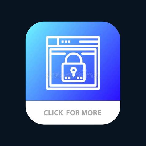 Login Secure Web Layout Password Lock Mobile App Button Android