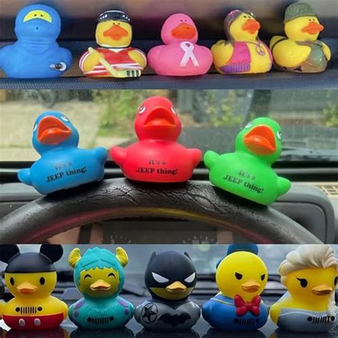 40pcs Duck Plug Rubber Duck Mount Ducks Display Fixed Mount Duck