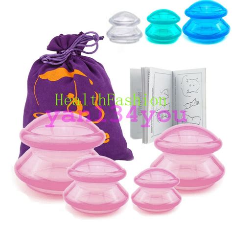Silicone Cupping Therapy Sets Vacuum Massage Cupping Set Anti Cellulite