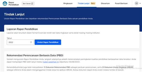 Unduh Rekomendasi Pbd Perencanaan Berbasis Data Pada Platform Rapor