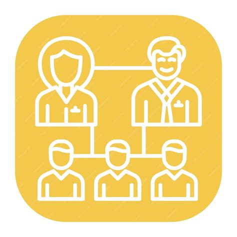 Premium Vector Employee Hierarchy Icon