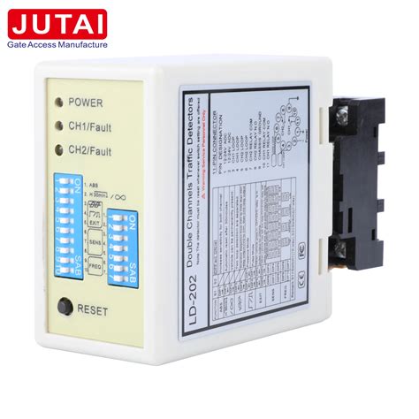 Dual Channel Induction Loop Sensor 100 240V Inductive Loop Detector Loop Detector And Loop Sensor