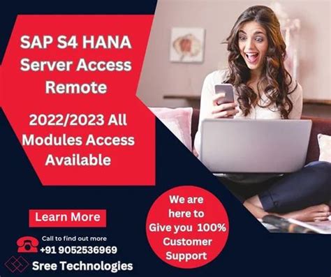 sap s4 hana server access remote service at ₹ 1000 month in hyderabad