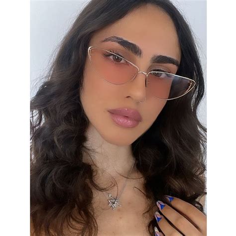 Dior New Dior Missdior B1u Cat Eye Sunglasses In Gold Pink Grailed