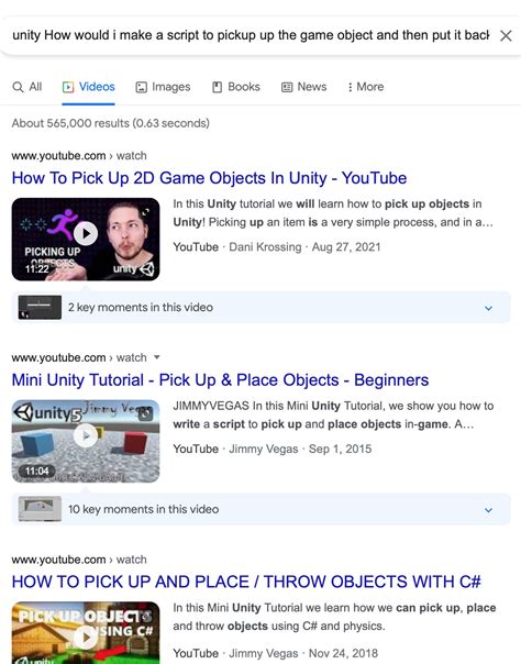 How would i make a script that allows the player to pickup and hold a game object? - Unity ...