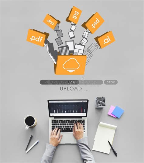 Data Backup Files Online Database Storage Concept Stock Image Image
