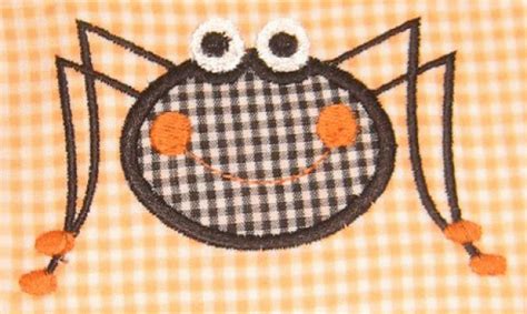 Halloween Spider Embroidery Design Applique And Fill Apex Embroidery