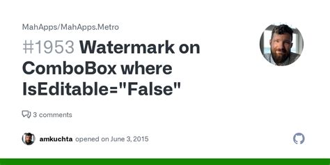Watermark On ComboBox Where IsEditable False Issue MahApps MahApps Metro GitHub