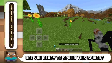 Skibidi Spider Mod For Mcpe Apk Download For Android Latest Version
