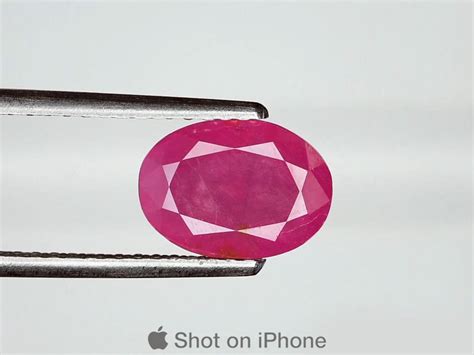4 63 Ct Ruby Mined In West Africa Oval Natural And Unheated