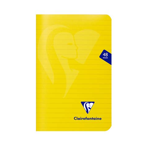Mimesys Stapled Notebook 11x17cm 24sh Lined Yellow Lamune Shop
