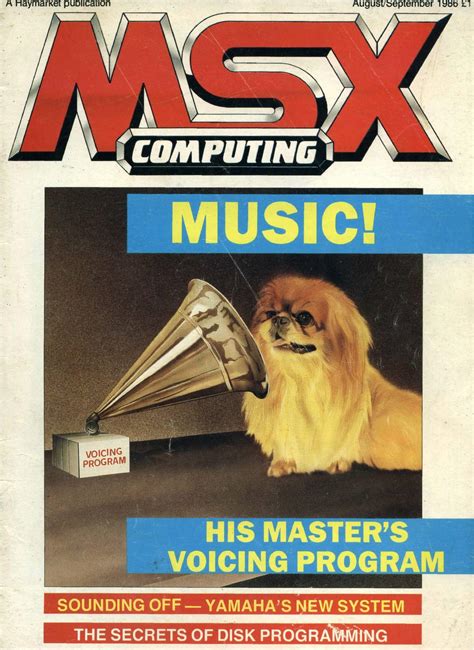Msx Computing 1986 0809 Haymarket Publishing Generation Msx