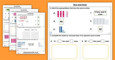 Tens And Ones To 50 Homework Extension Year 1 Place Value Classroom