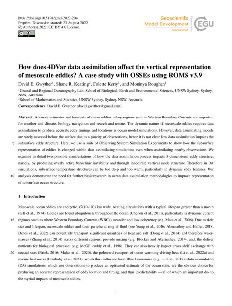 Pdf How Does 4dvar Data Assimilation Affect The Vertical