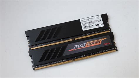 Обзор оперативной памяти Geil Evo Spear Ddr4 2400 8 Гбайт