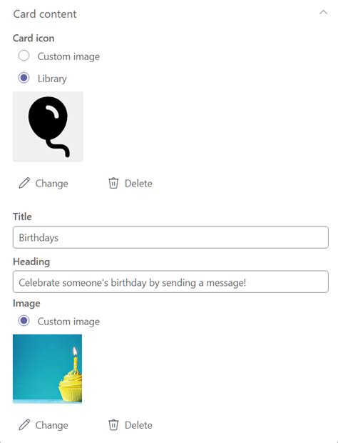 从viva Connections 仪表板添加和编辑卡片 Microsoft Learn