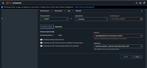 not getting runtime type in orchestrator orchestrator uipath