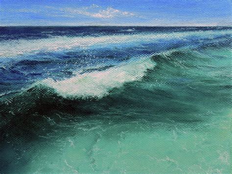 The Wave Pastel By Sharon Ebert Fine Art America