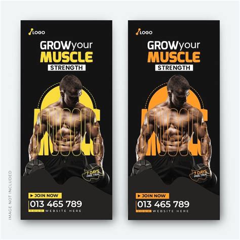 Instagram Body Biulding Template Free Vectors And Psds To Download