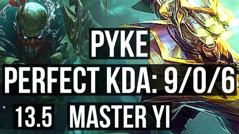 Pyke Vs Master Yi Mid Games Legendary M Mastery Kr Challenger