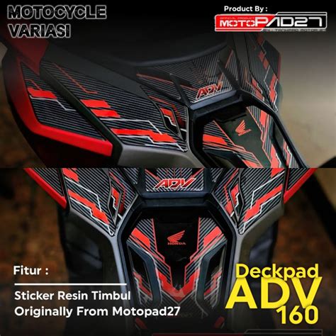 Jual Stiker Deckpad Adv Sticker Tankpad Adv Stiker Tanki ADV Resin Premium Shopee