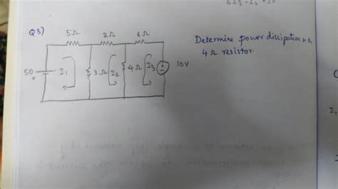 Q3 Determine Power Dissipation In The 4 StudyX